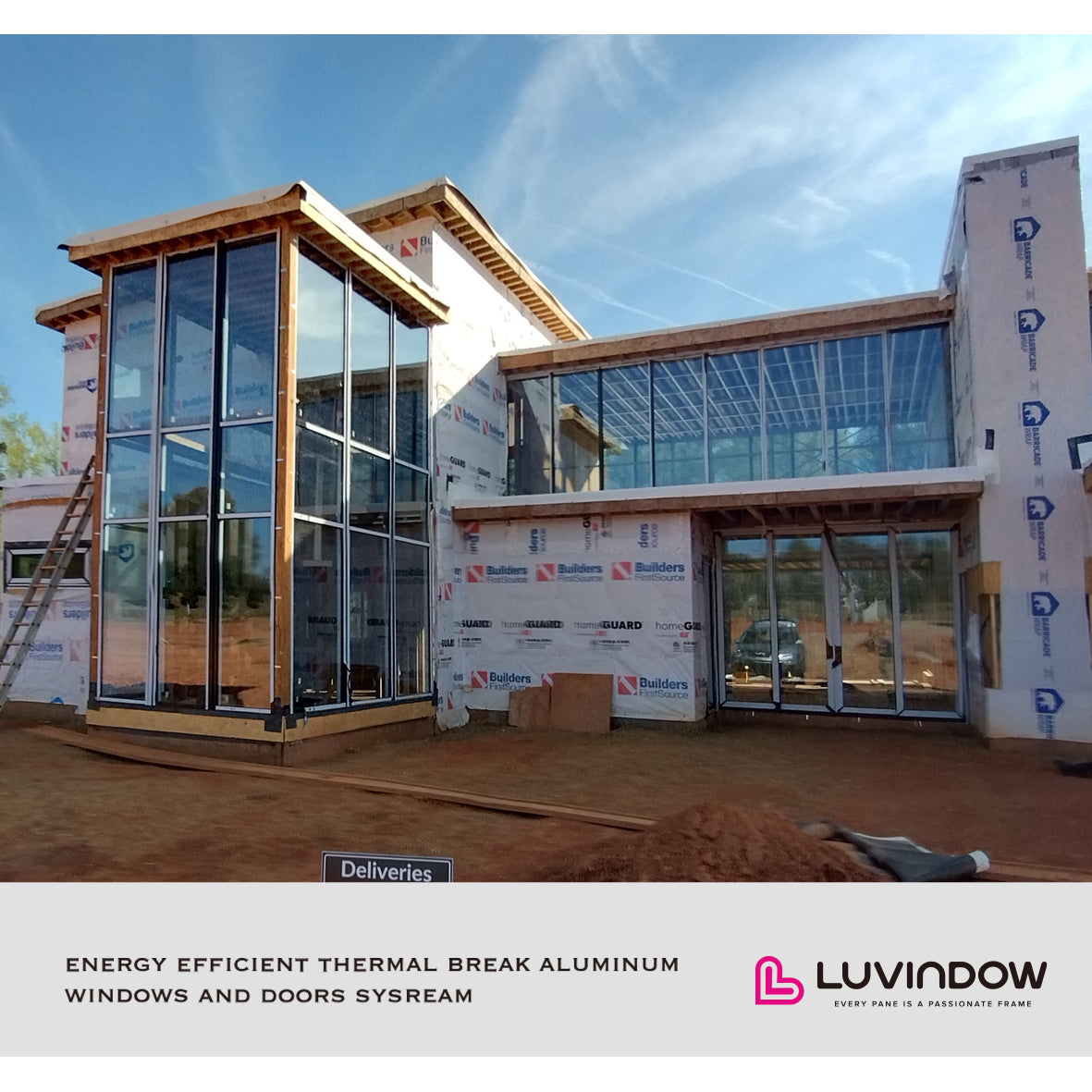 Luvindow Residential Glass Wall- Where Modernity Meets Comfort in Sout – Shandong Doorwin ...