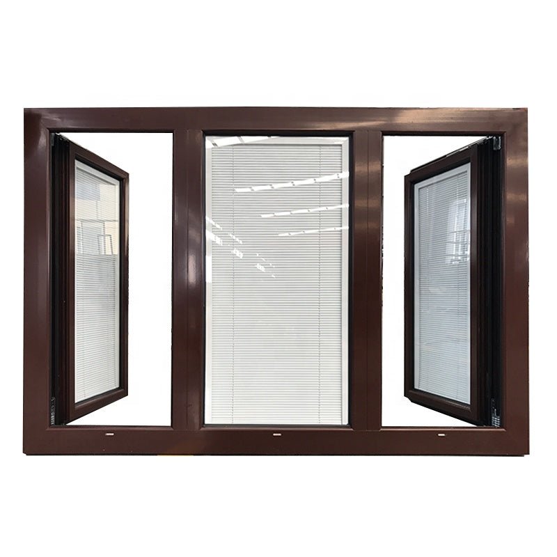 California 3 panel double glazed windows triple casement window made i ...