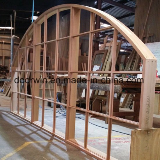 Solid Wood Arched Design with Colonial Bars - China Arch Window Design ...