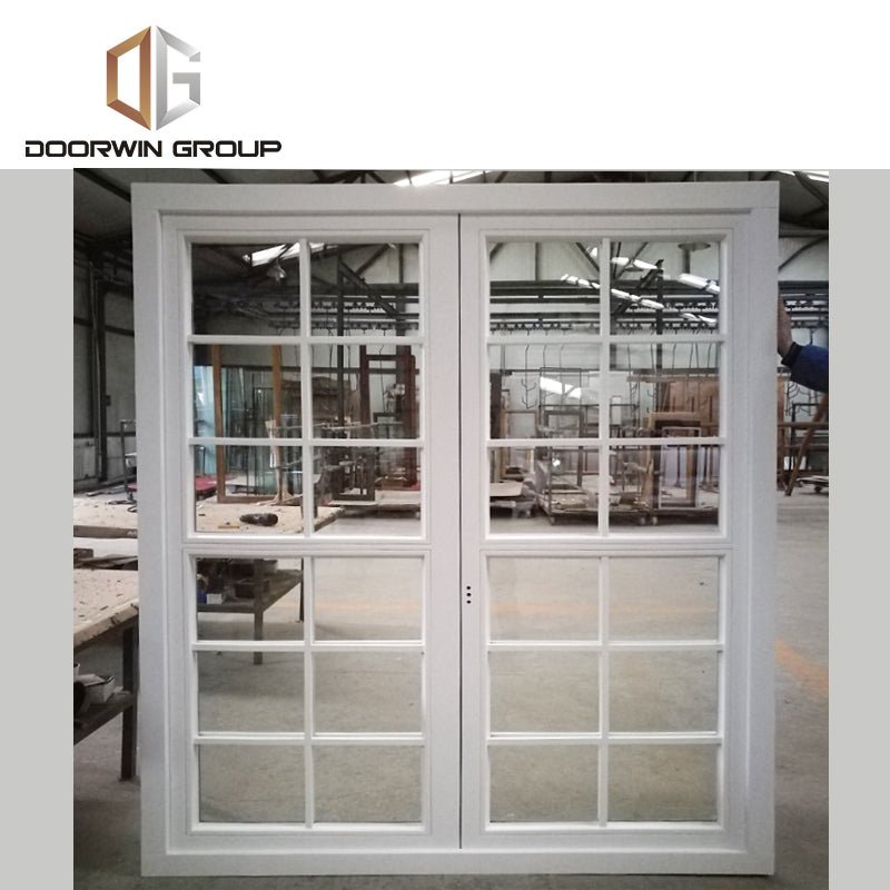 white stain finish color French push out window with grille – Shandong ...
